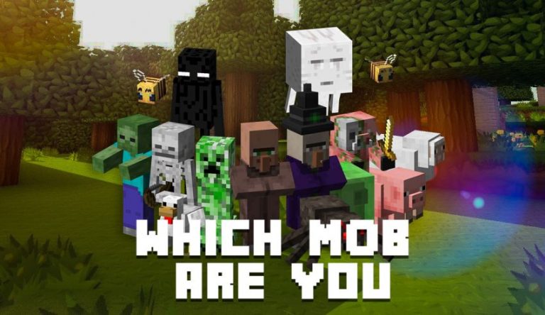 Quiz: What Minecraft Mob Are You? 1 of 10 Mob Matching - Quizience